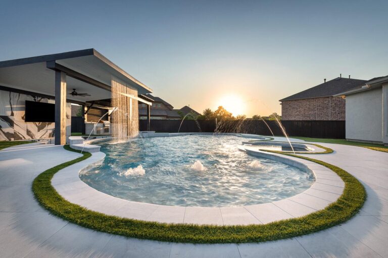 Fire & Water Features Designs | Avree Custom Pools